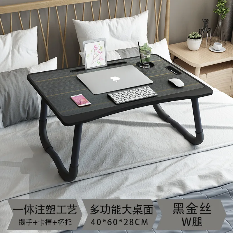 Foldable Laptop Table Adjustable Computer Bed Table Tray Desk Study ...