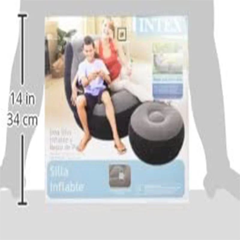 Intex 68564 Inflatable Chair Sofa Pouf Lounge Water Pool Outdoor Trono ...