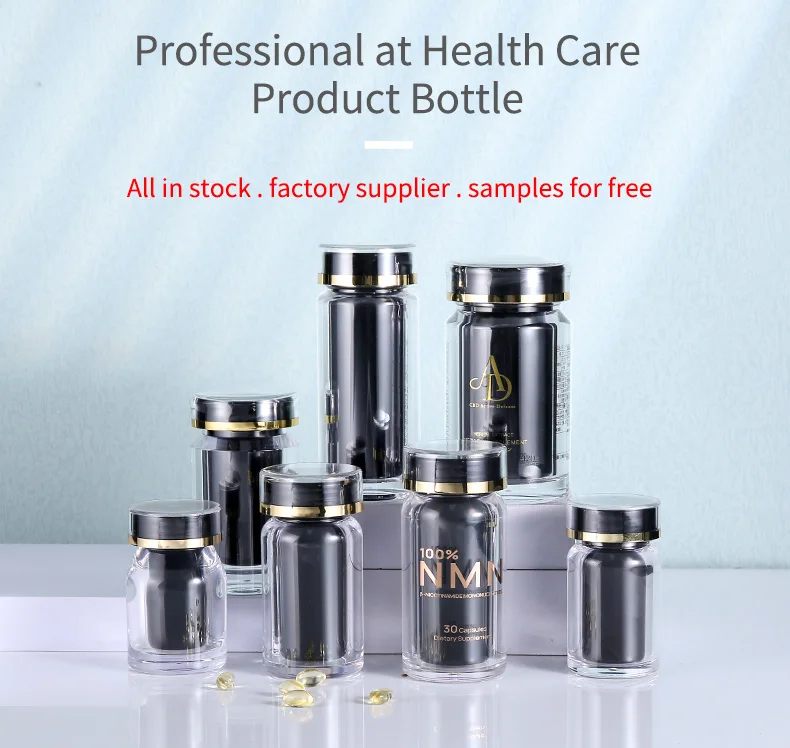 Custom Pills Bottle for High Grade Body Health Nutrients