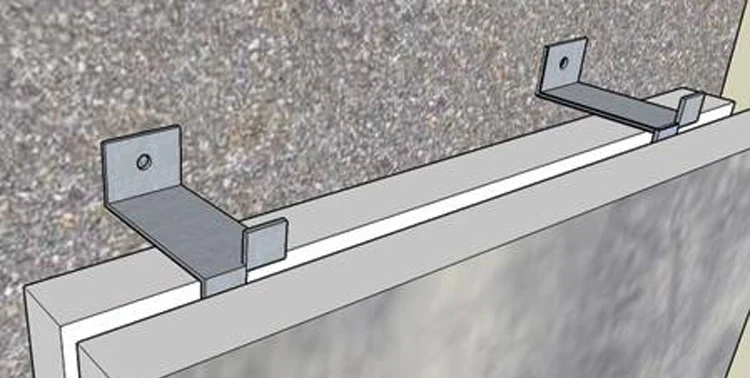 Stone Cladding Support System Angle Curtain Wall Bracket for Fixing ...