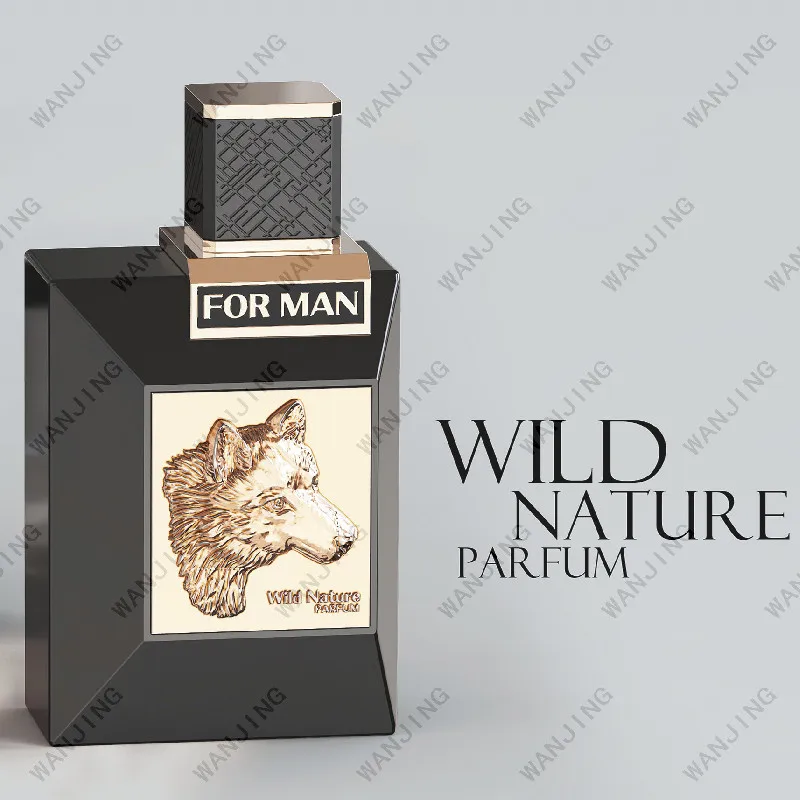 New Customize Wolf Perfume Gold Cap for FEA 15mm 100 ml Empty Fragrance ...