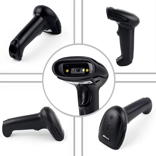 1D&2D Supermarket Handheld Barcode Bar Code Scanner Reader QR PDF417 2 ...