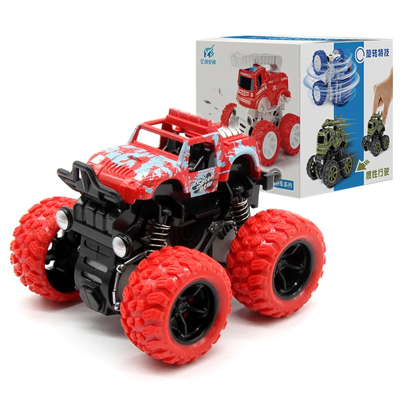 Mini Inertial Off-Road Vehicle Pullback Children Toys Car Plastic ...