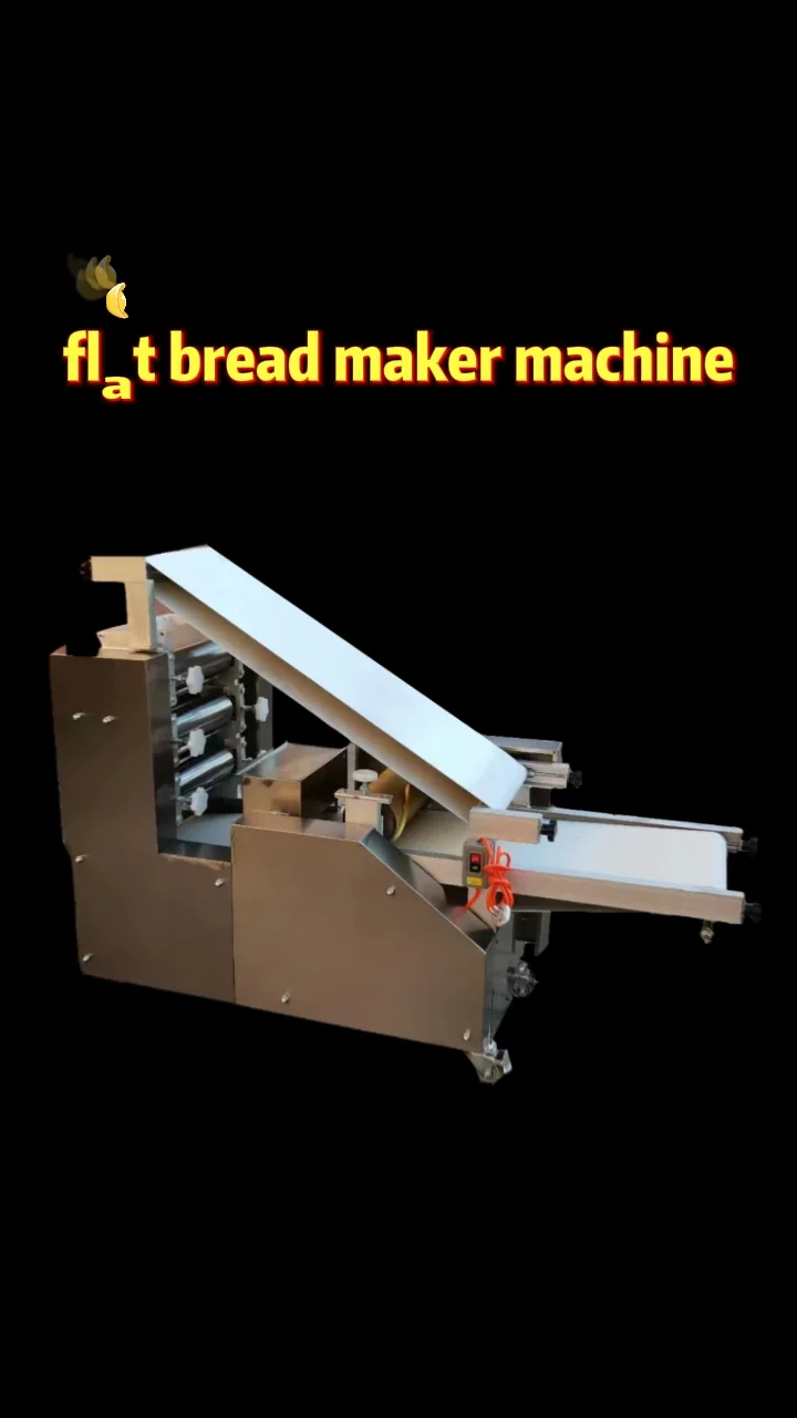 Adjustable Thickness Chapati Press Machine Burrito Pitta Shawarma Bread ...