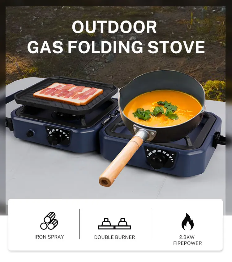 HOMFUL Outdoor Gas Stove - Portable, Safe, and Efficient
