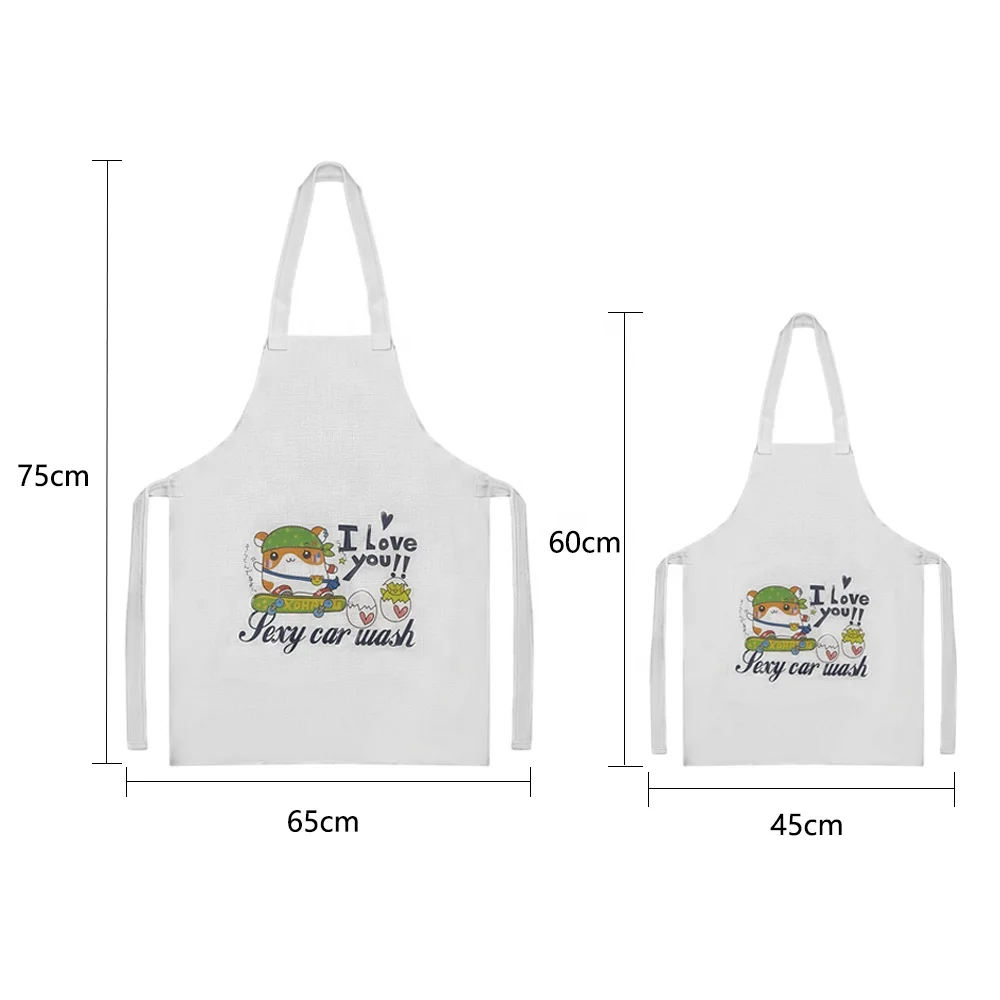 Prosub Adult & Child Sublimation Linen Aprons for Kitchen