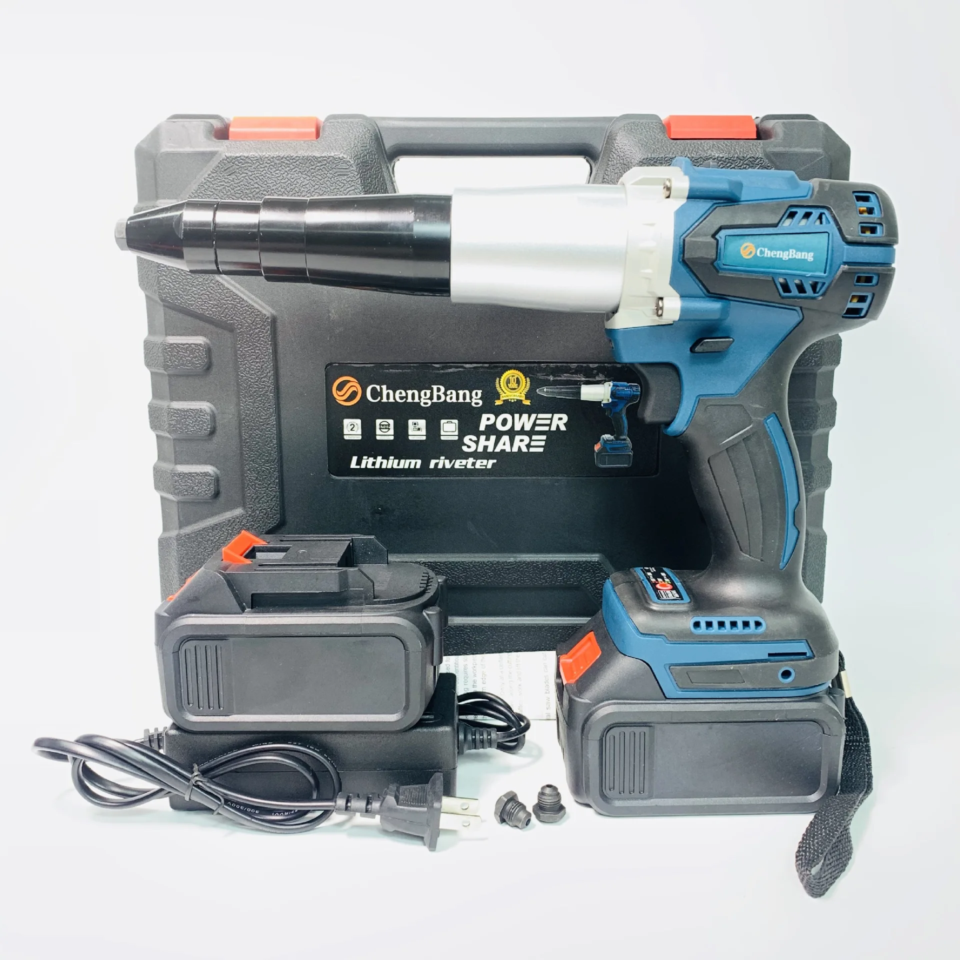 20V Portable Rechargeable Lithium Riveting Gun Stainless Steel ...