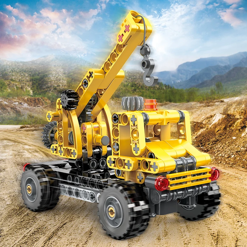 Cogo Plastic Educational Building Blocks City 3 In 1 Engineering ...