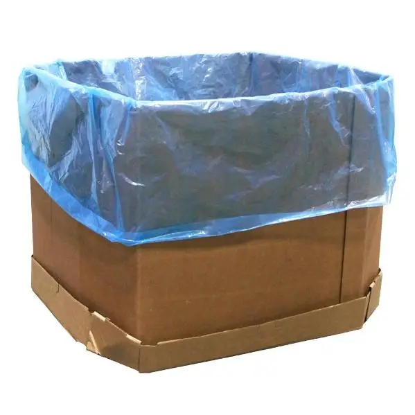 Food Grade Plastic Carton Liners - Clear Blue Yellow Meat Bag