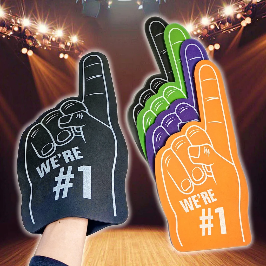 Custom Team Branding Multi-color Glow In The Dark Cheerleading Foam ...