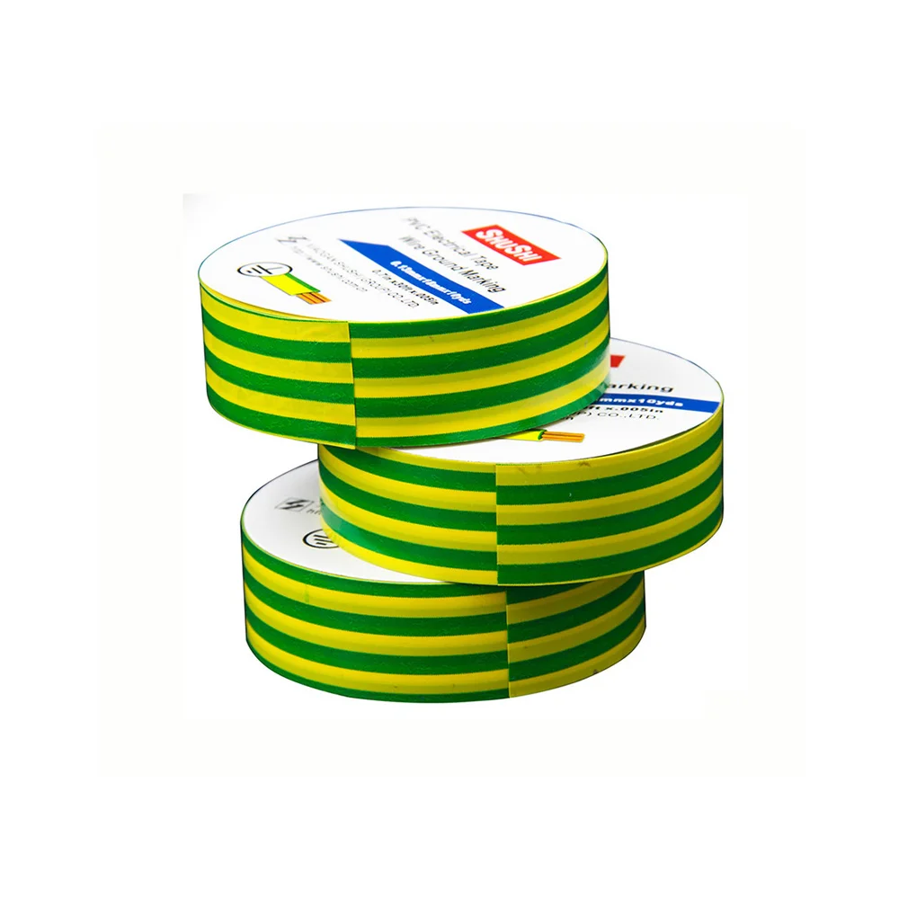 PVC Ground Wire Marking Tape - Durable & High Adhesion