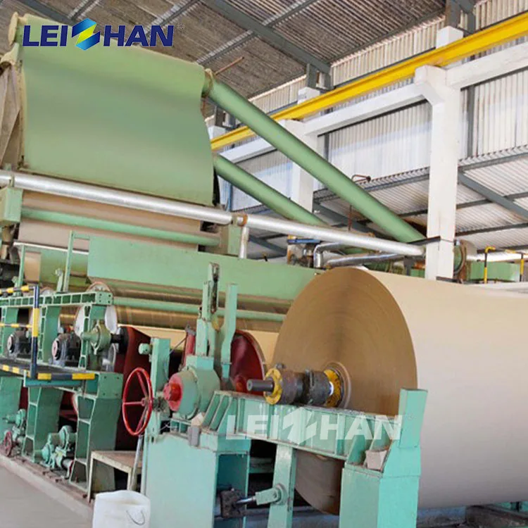 10 Tons per Day Jumbo Roll Paper Making Machine Craft Paper Production ...
