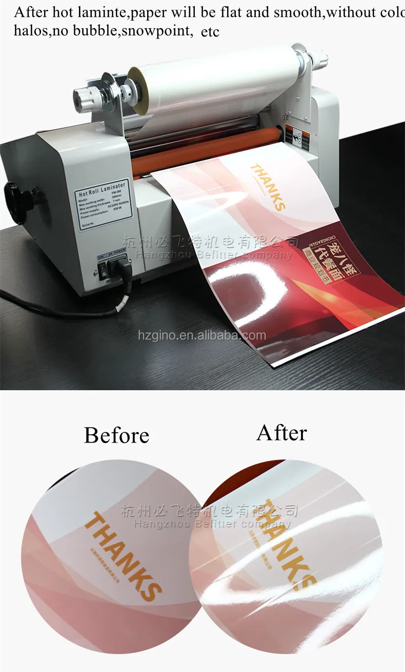 BOPP Glossy Matt Thermal Lamination Film - Waterproof & Durable
