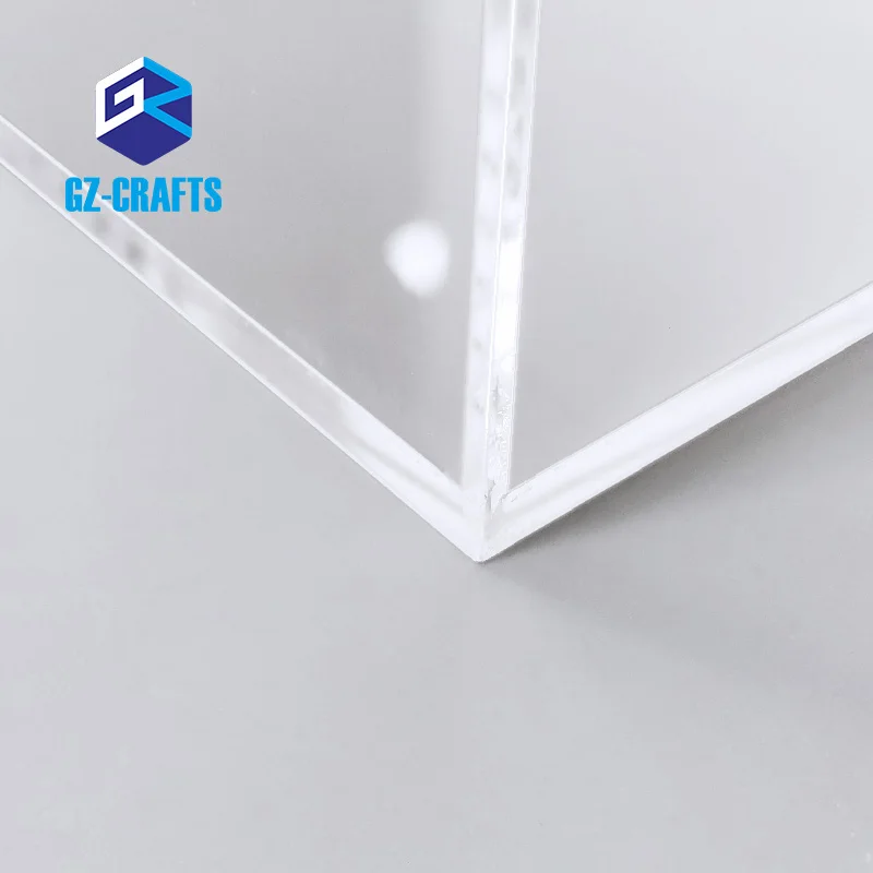 Clear 5-Sided Acrylic Display Cube Boxes - Modern Storage