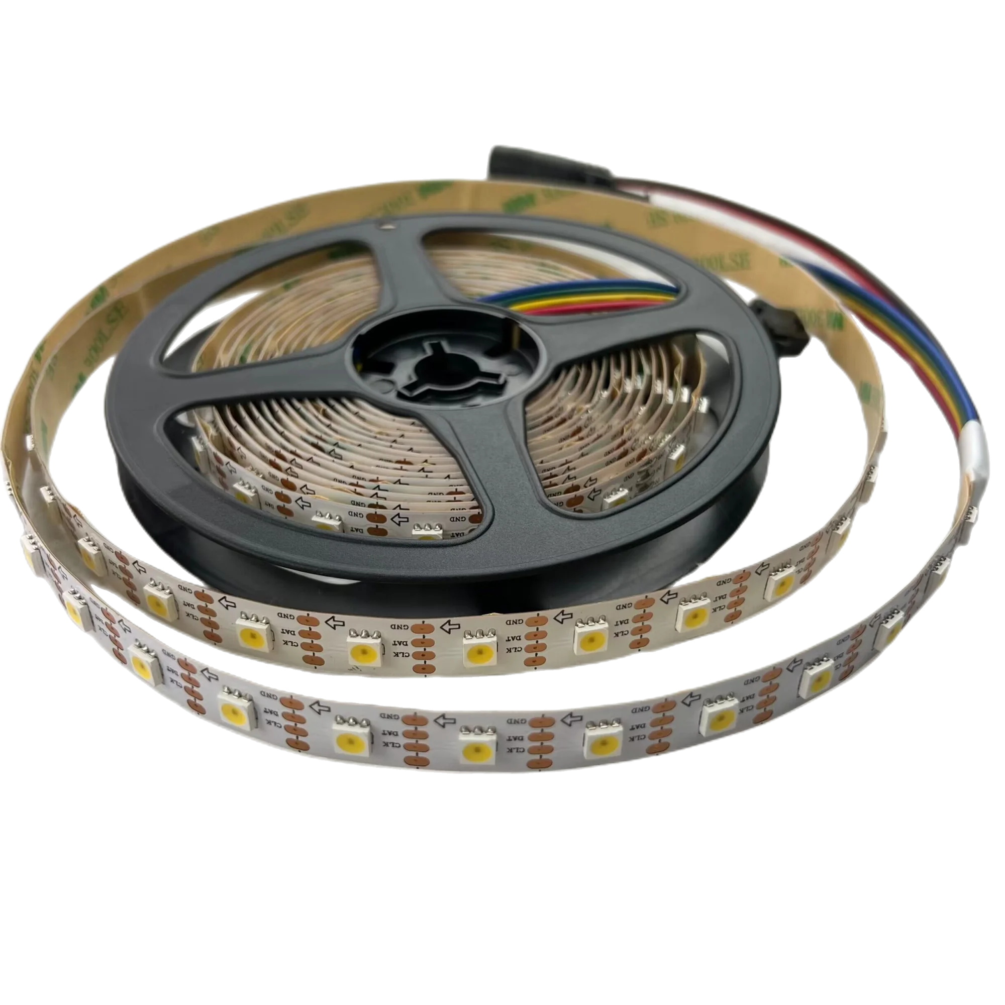DC5V APA-102C/SK9822 WHITE Color(6500K) Addressable LED Pixel Strip ...