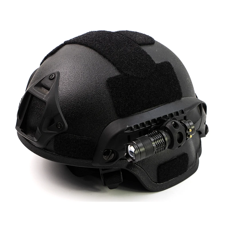 20/25/30mm Helmet Flashlight Mount Clip Tactical Flashlight Adaptor For ...