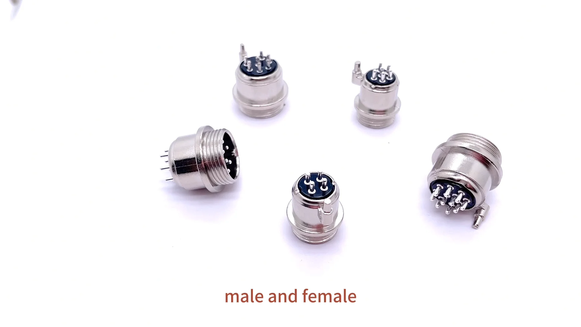 Soulin Metal Aviation Connector Gx12 Gx16 Gx20 Male 2--14 Pin Circular ...