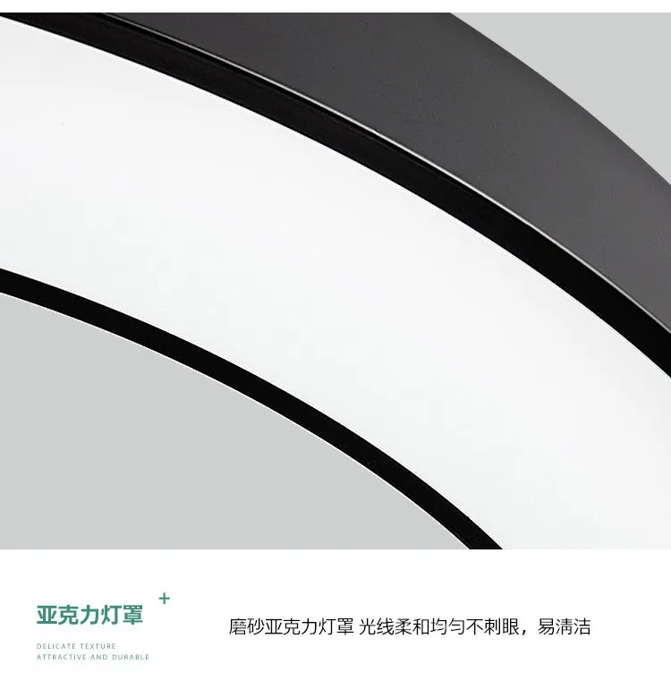 Office Modern Led Project Chandelier Round Hollow Circle Size Ring Gym ...