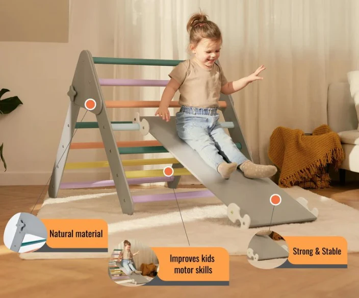 Lm Kids Kletterdreieck Climbing Triangle Kids Climbing Frame Montessori ...