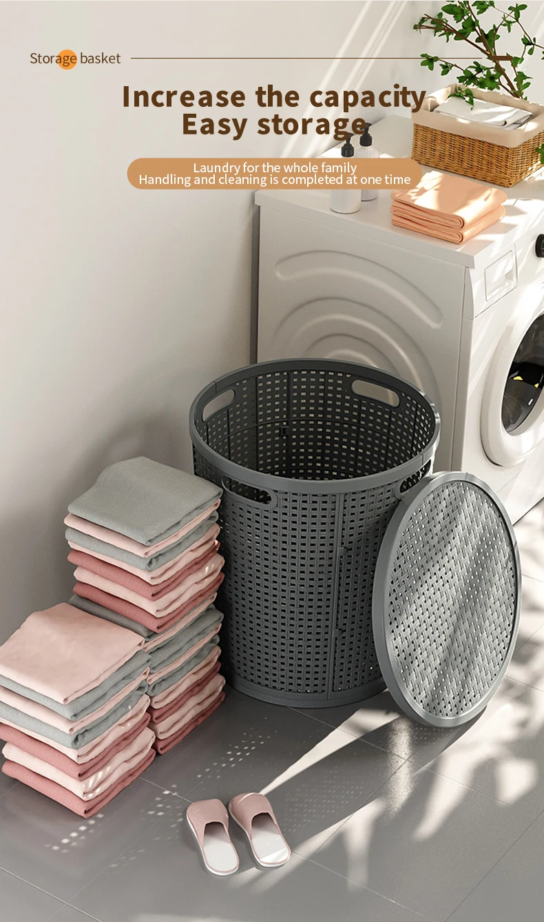 Factory Multifunction Detachable Laundry Basket Pp Laundry Hamper With ...