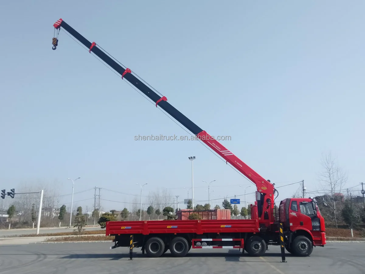 Palfinger 16Ton 18Ton 20Ton Telescopic Boom Crane FAW 8x4 Truck Mounted ...