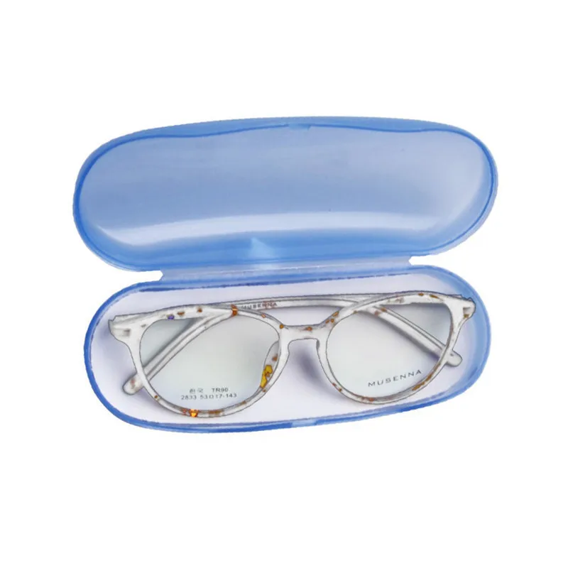 Clear Transparent Shell Eye Glasses Sunglasses Protector Hard Case Box ...