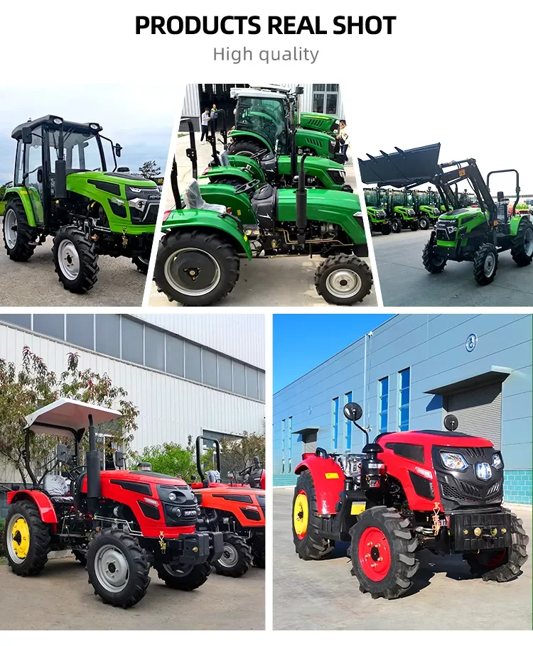 Chinese 4wd 45hp 60hp 90hp Wheel Farm Tractors With Tractores Agricolas ...