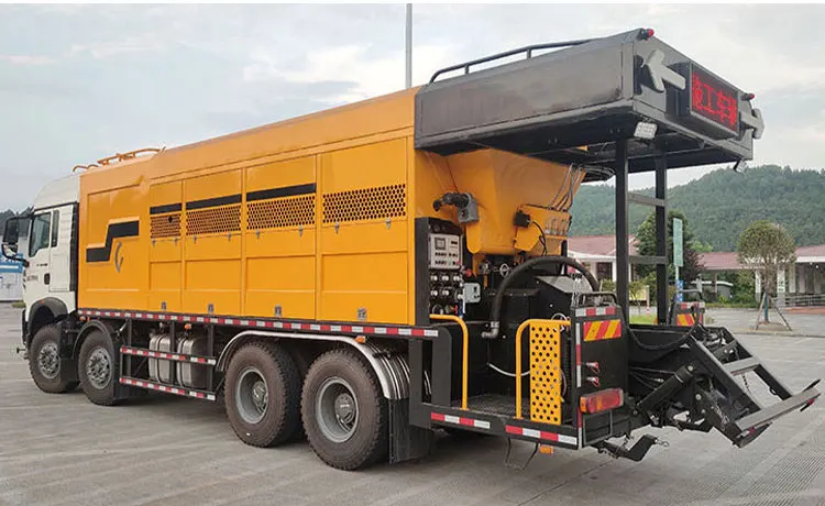 Micro-sufacing Asphalt Slurry Seal Pavers - High Efficiency