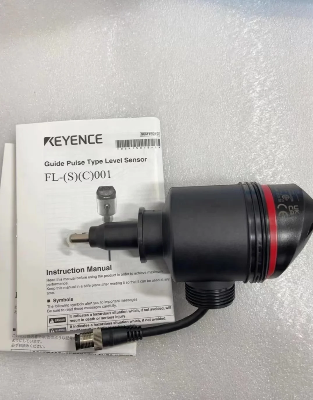 Keyence Fl-c001 Sensing Guide Pulse Level Sensor Amplifier Unit Resin ...