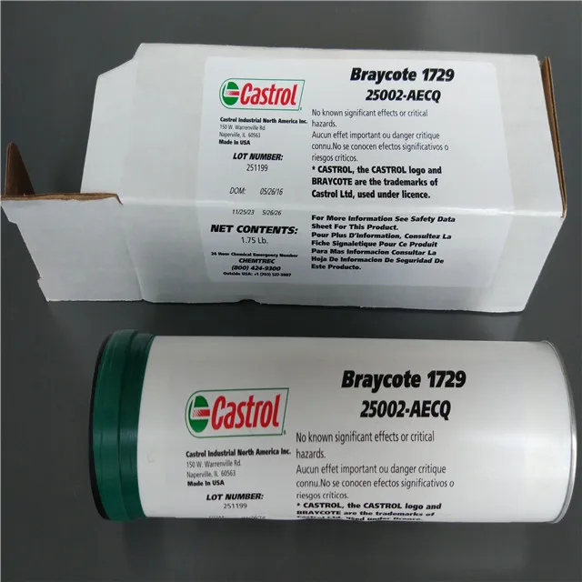 Braycote 1729 Grease,Wide Temperature - Buy Industrial Lubricant ...