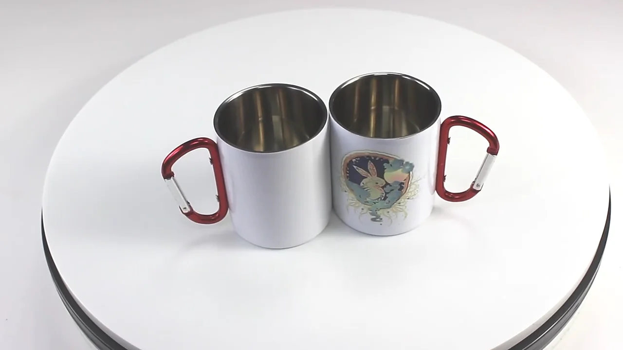 Dye Sublimation Blanks 14oz White Car Mug Wholesale Metal Heat Transfer ...