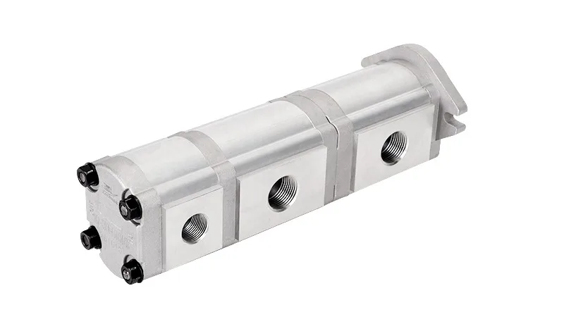 Tandem Hydraulic Gear Pump Triple Pump Hydraulic Triple Gear Pump - Buy ...