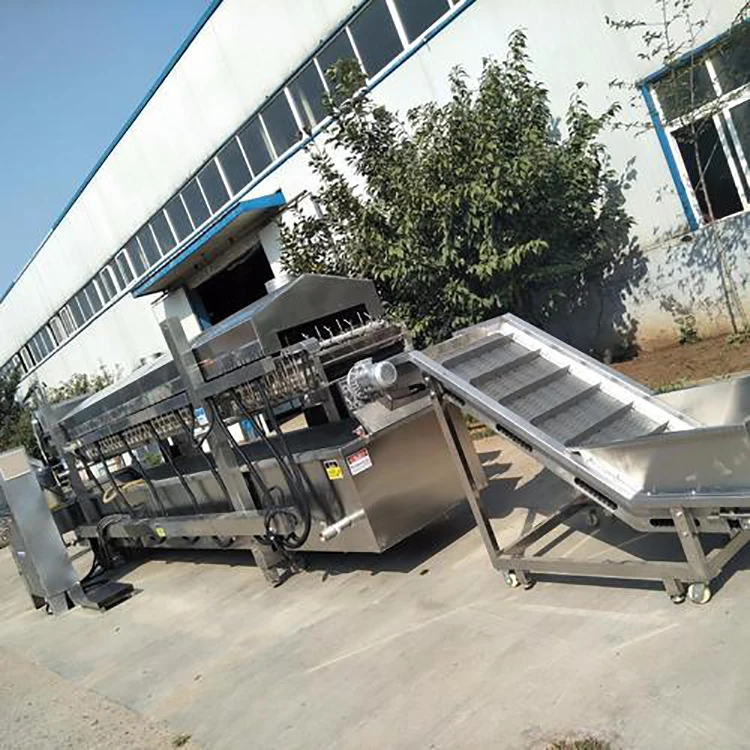 Potato Chips Frying Machine Full Automatic With Cutting Cutter Slicing ...