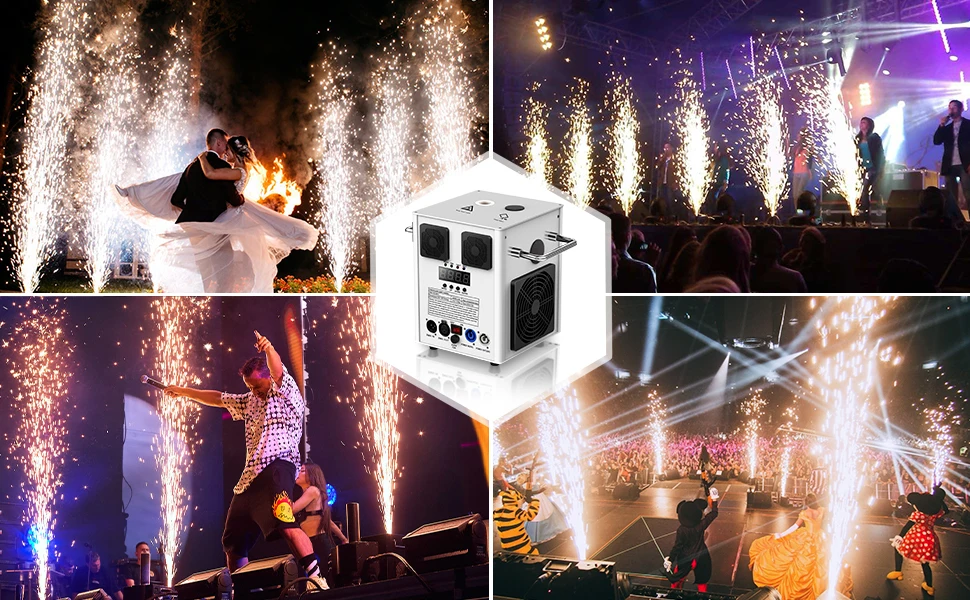 Cold Spark Machine Stage Equipment Special Effect Machine With Wireless ...