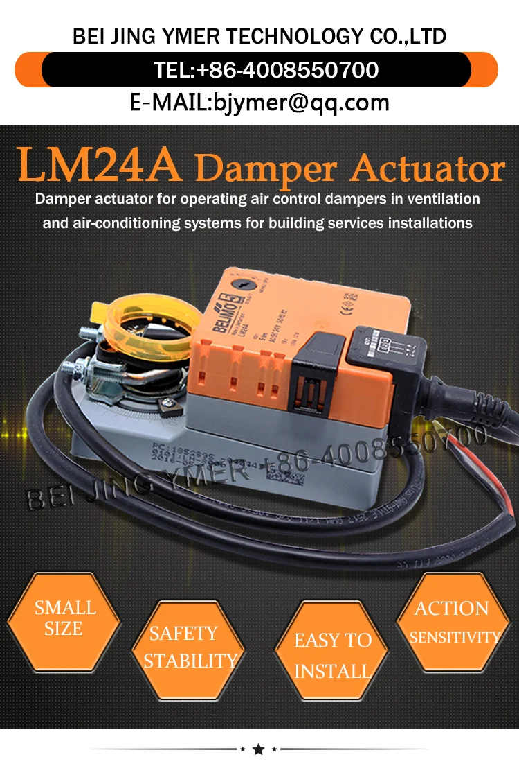 Belimo 5nm Lm24a Lmu24 Lm24a-f Lm24a-tp Switch Type Damper Actuator For Operating Air Control ...