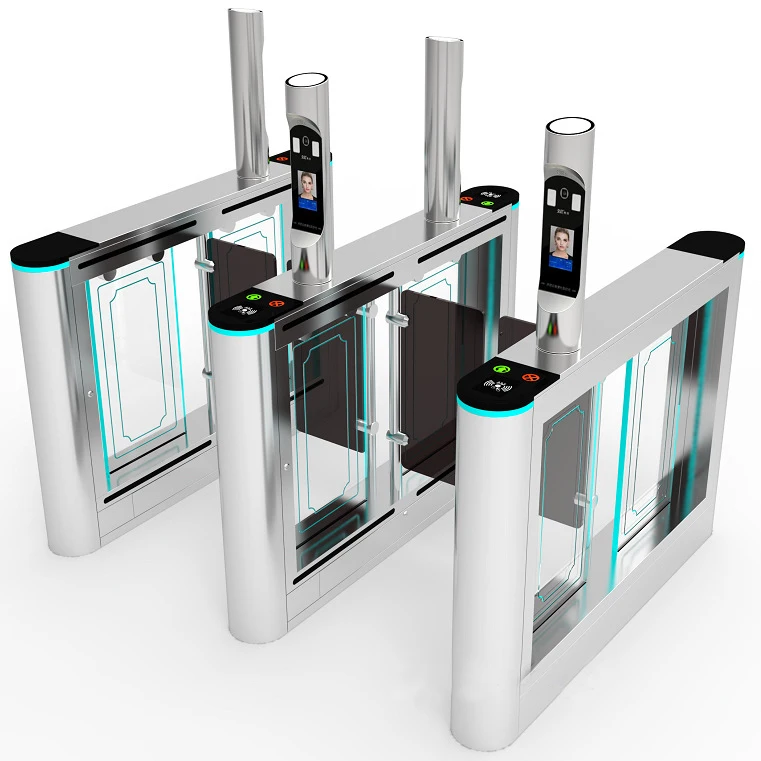 Induction Electronic Security Supermarket Speed Flap Barrier Gate Swing ...