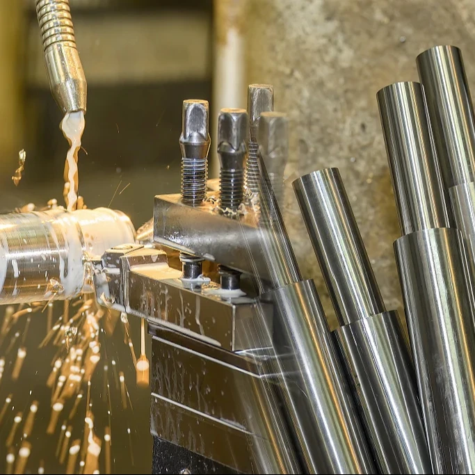 8mm Linear Stainless Steel Hard Shaft Precision Metal Parts For Cnc ...