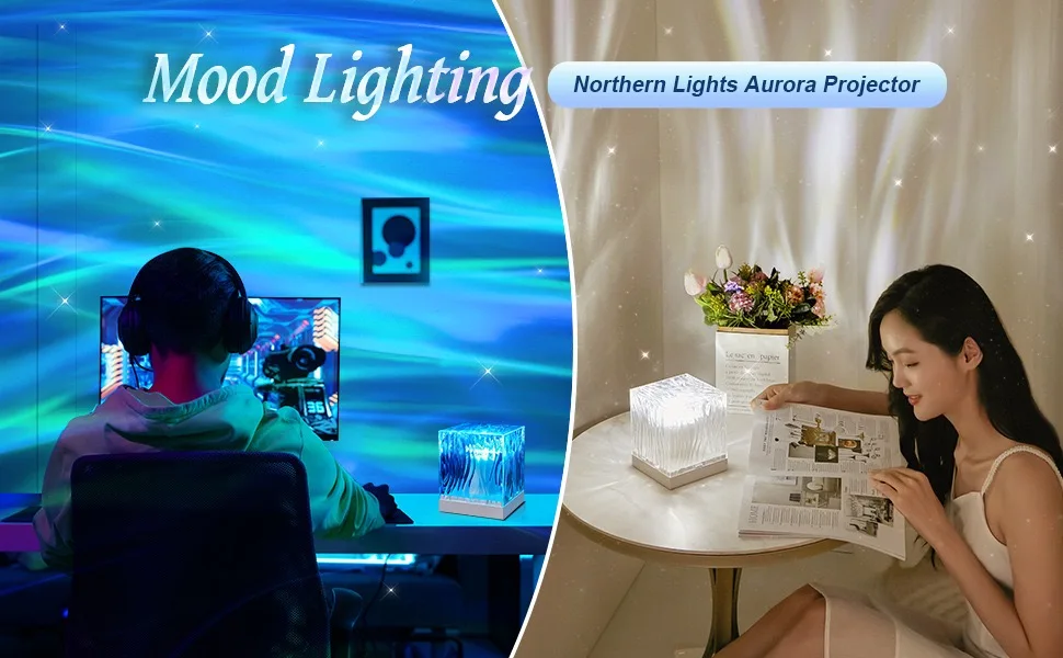 Northern Lights Aurora Projector - 18 Colors Lighting