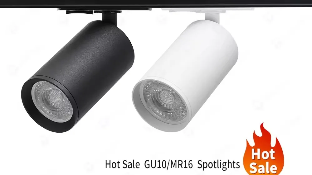 New Design Tracklights Housing Linear Led Lamp Kit Mr16 Gu10 Spots Rail ...