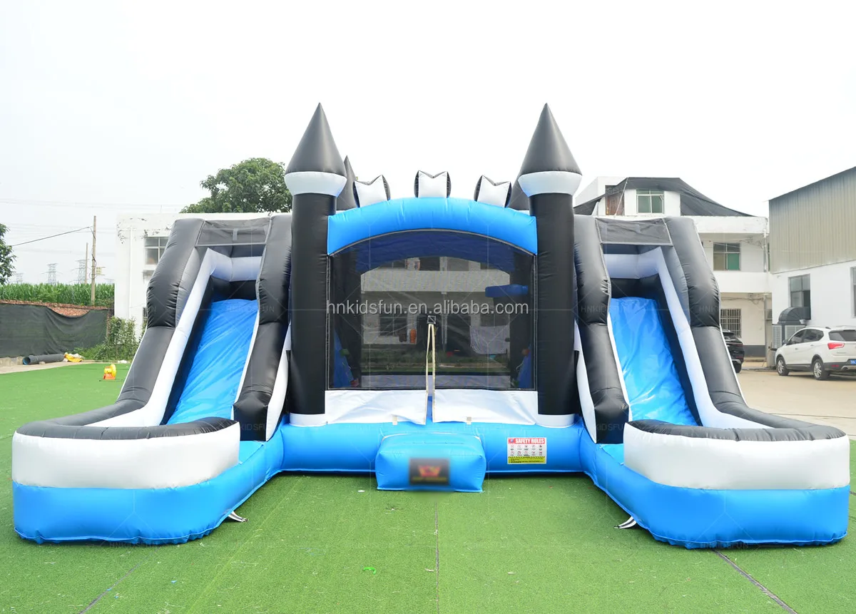 Outdoor Adult Commercial Moonwalk Water Jumper Bouncer Slide Combo with ...