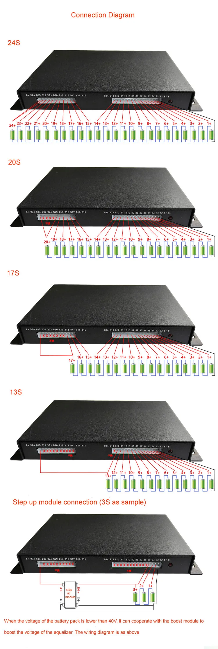 JK 2S-24S Balancer - Smart Battery Equalizer JK-B15A24S