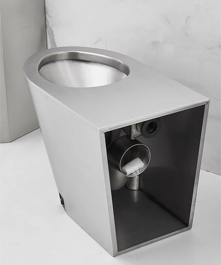 Wall Mounted Floor Mounted Stainless Steel Anti-vandal Wc Toilet For ...