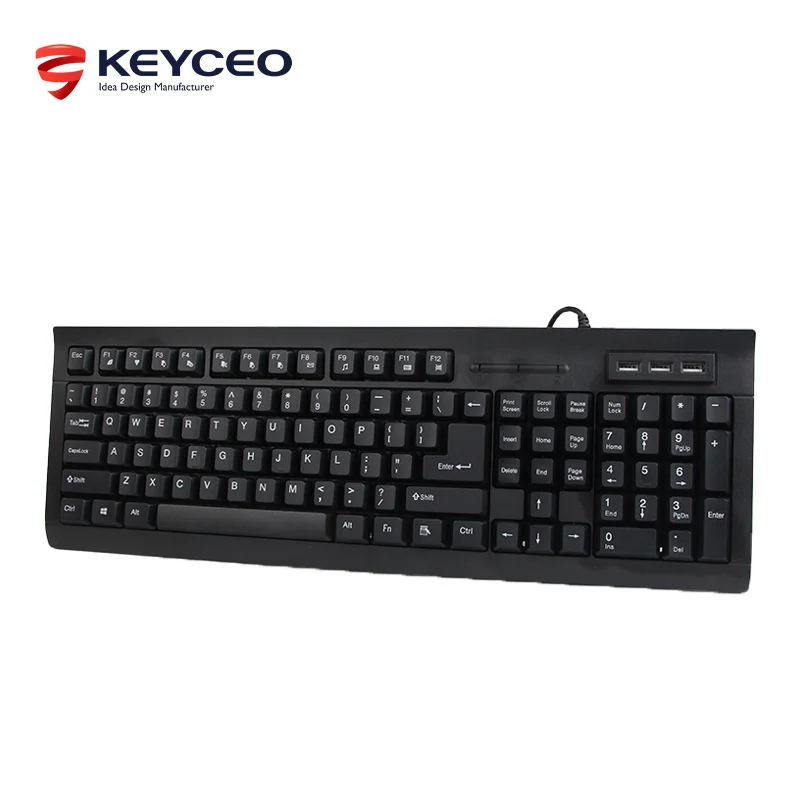 Smart Card Reader Keyboard Keyboard Membrane Wired Keyboard - Buy Smart ...