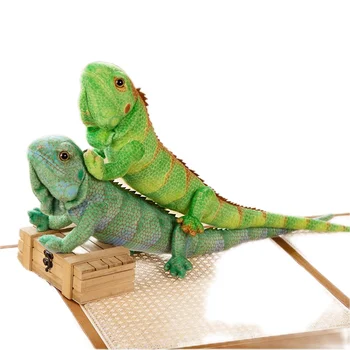 Lizard Stuffed Animals Realistic Plush Toy Iguana Lizard Toy Soft Plush ...
