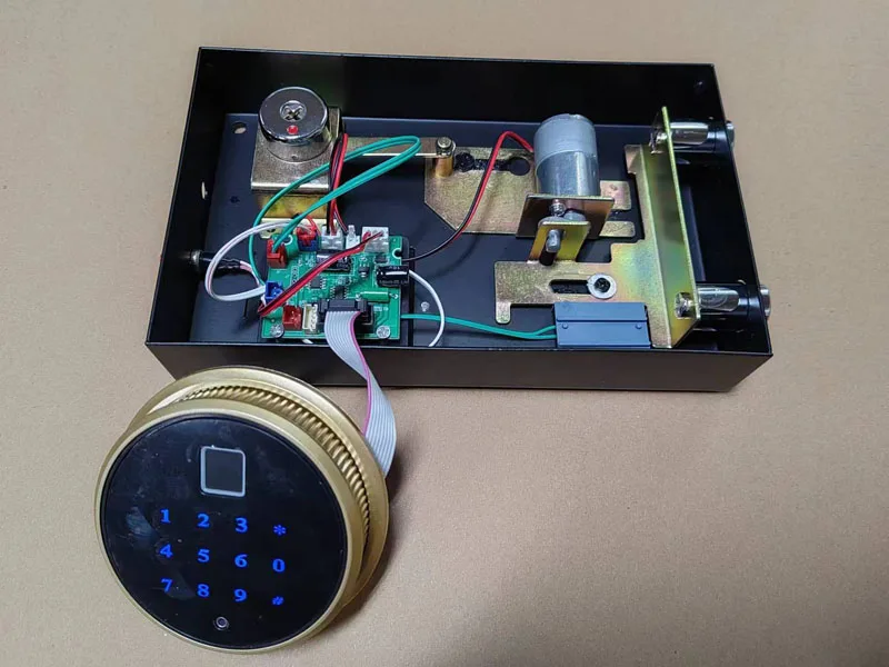 Fingerprint Digital Password Keypad with Motorized Mechanism Locking ...