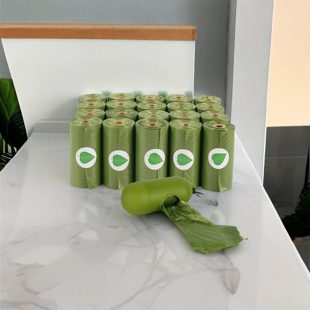 Compostable Disposable Dog Poop Bag Carriers - Buy Custom Cornstarch Disposable Dog Trash Pet ...