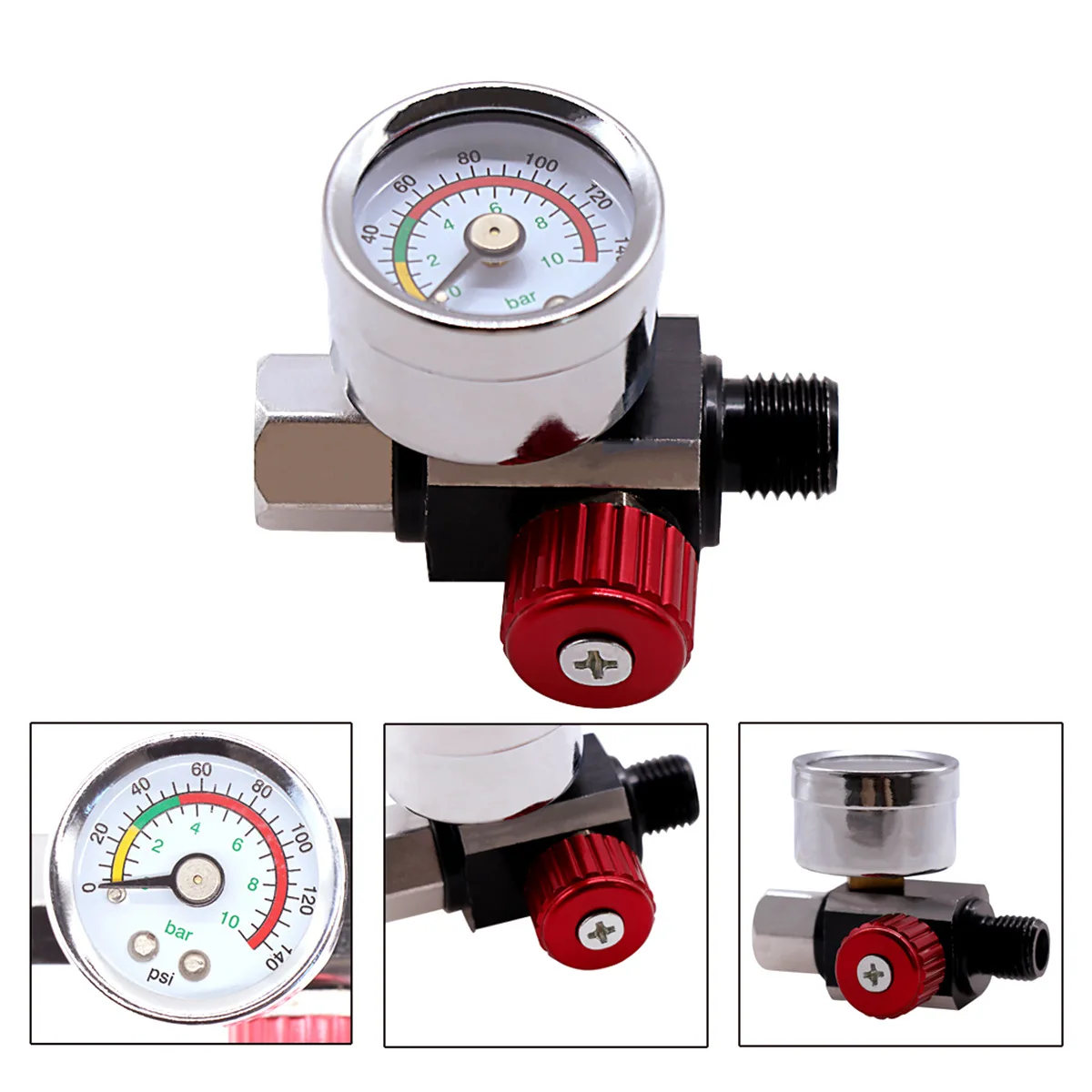 Spray Gun Accessories Pressure Gauge Copper Core Filter Spray Gun Tail ...
