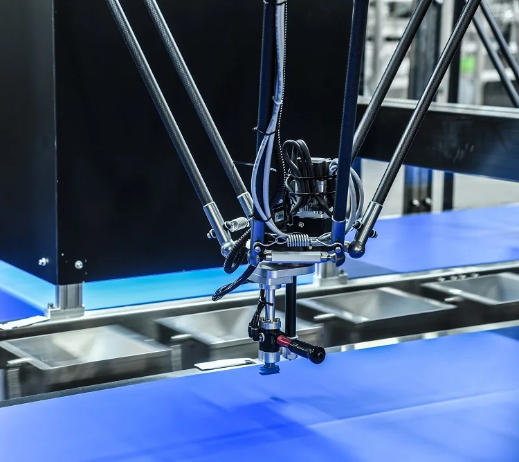 Ce Approved Robotic Pick Place High Speed Arm 3 4 Axis Food Sorting System Delta Parallel Robot ...