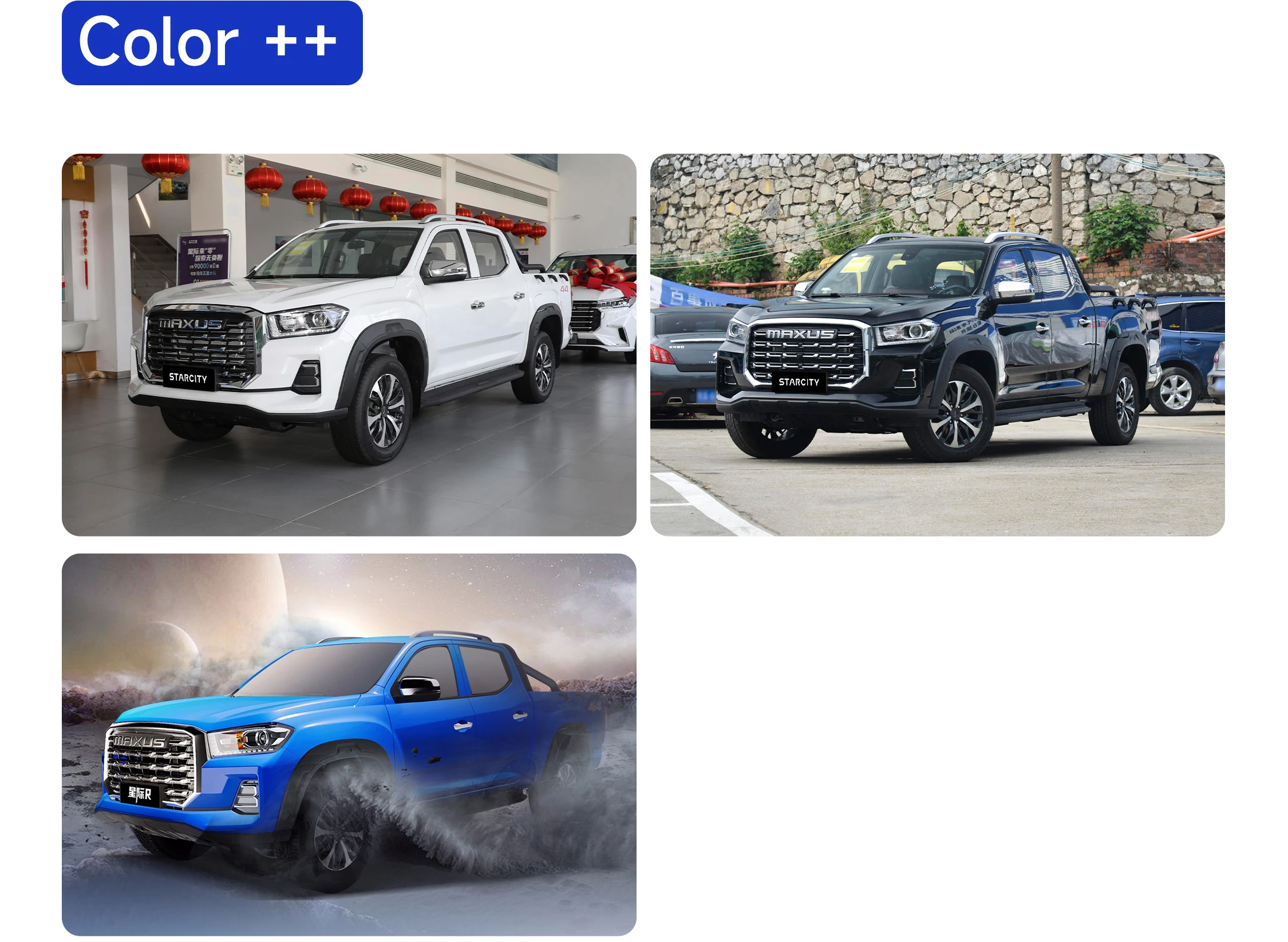 2023 Maxus Interstellarr T70 Gasoline Diesel 2.0t Version New Cars Chinese Pickup Truck - Buy ...