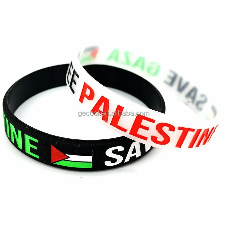 Silicone Save Gaza Free Palestine Wristbandsbracelet Bangle - Buy Save ...